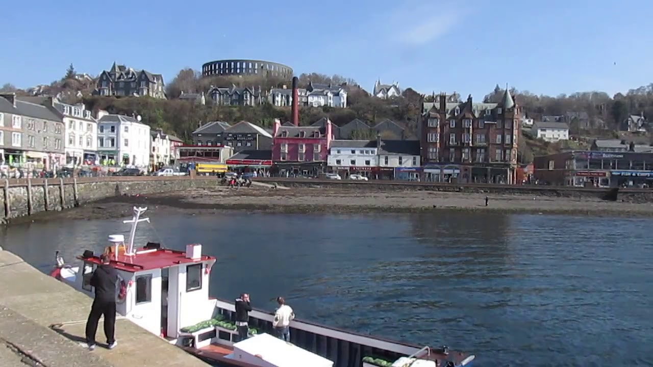 Oban Harbour And Town West Coast Of Scotland - YouTube
