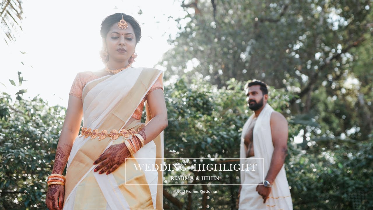 Wedding highlight | Reshma + Jithin | Lucid Frames - YouTube