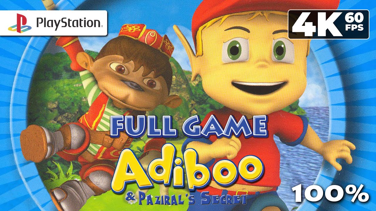 Adiboo & Paziral's Secret (PlayStation 1) - Full Game 4K60 Walkthrough ...