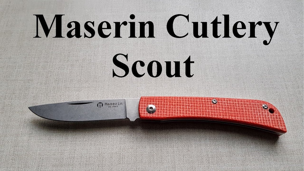 MASERIN SCOUT ORANGE MICARTA - YouTube