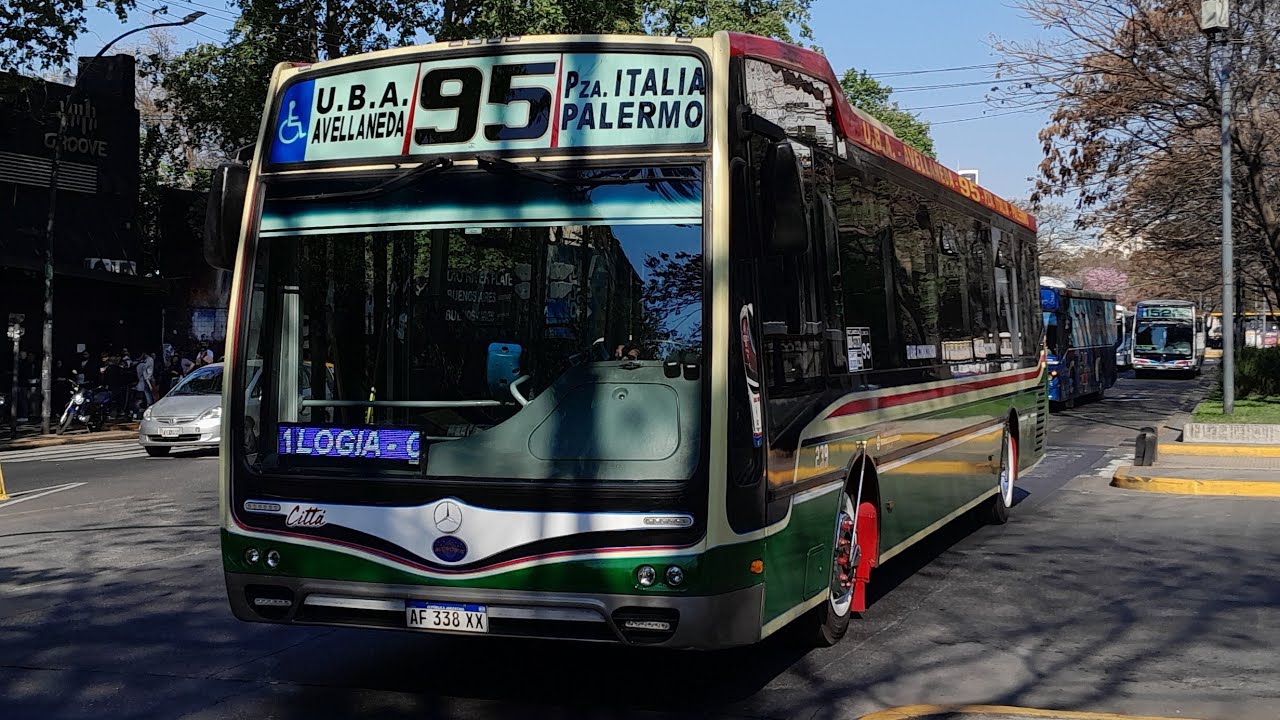 Línea 95 nuevo interno 239 Nuovobus Citta OH1721L con aire ...