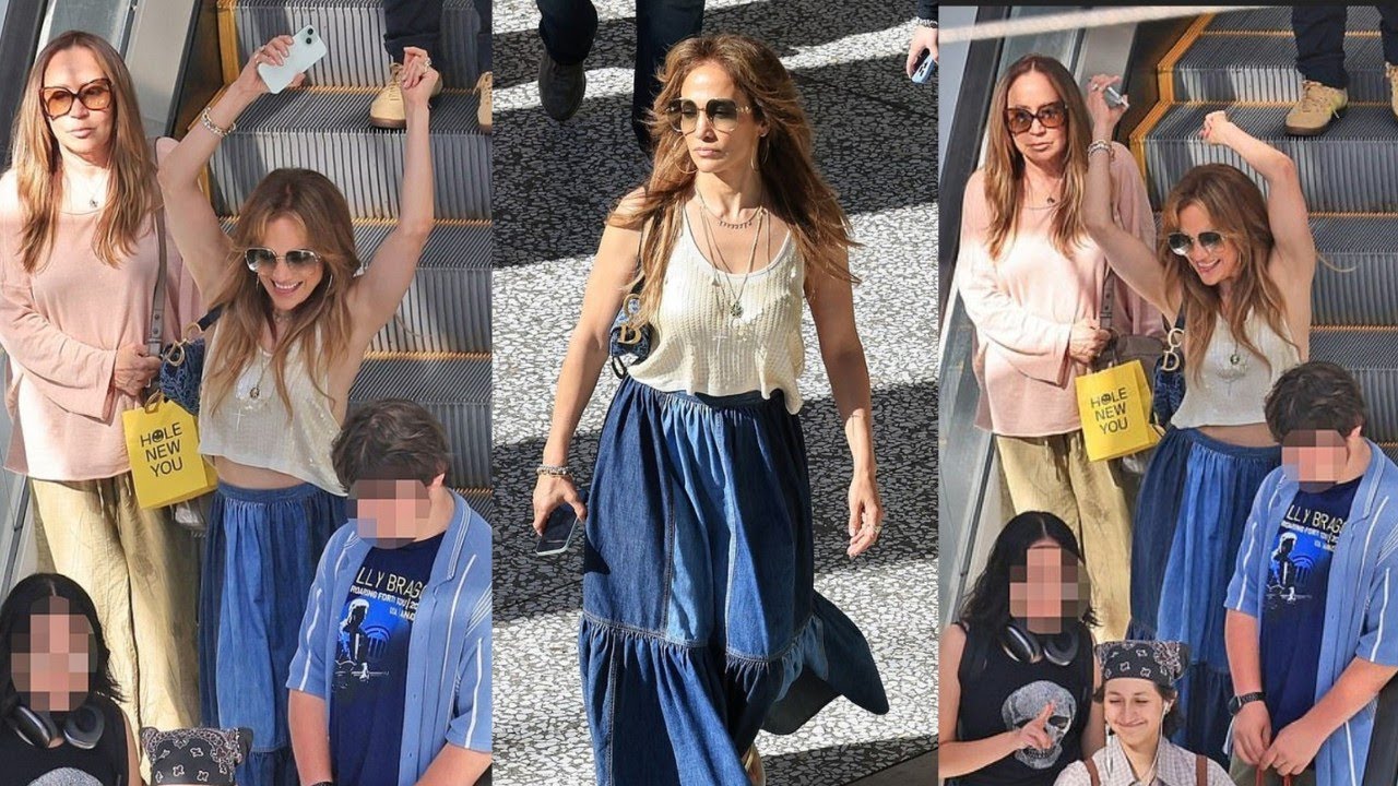 Jennifer Lopez Shows Off Dance Moves While Shopping with Emme Amid Ben ...