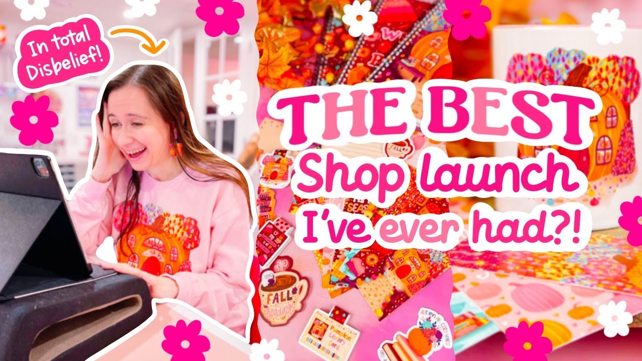 STUDIO VLOG 💖 I Just Had my BEST Launch EVER?! 😭 Here's How it Went! - YouTube