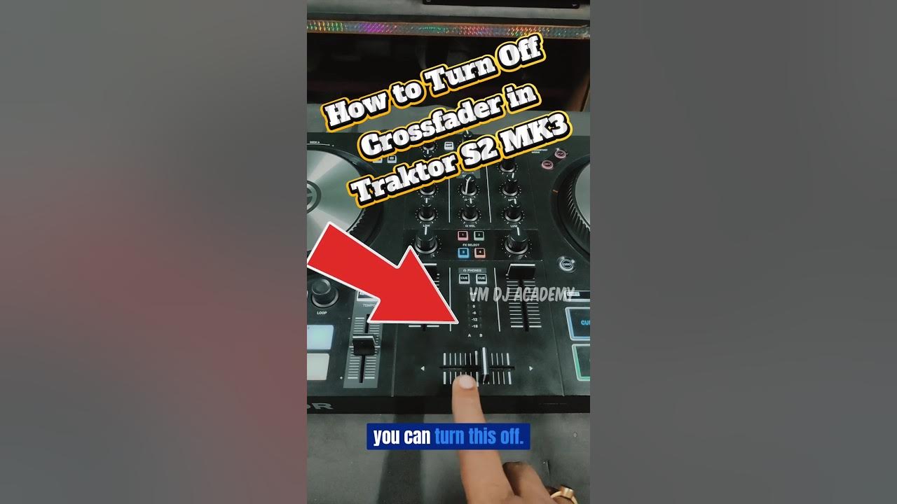 DJ for Beginners | How to Disable Crossfader in Traktor DJ Pro #traktor #crossfader - YouTube