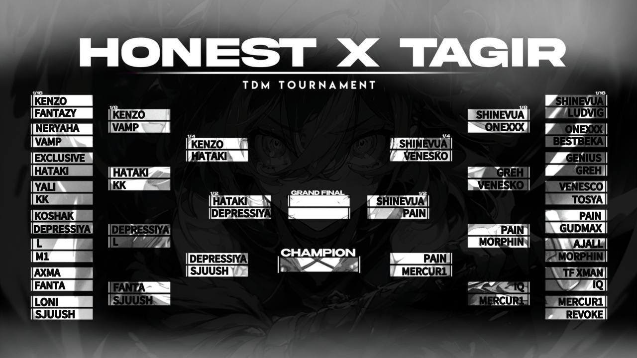 TAGIR x HONEST TDM TOURNAMENT 🔥 - YouTube