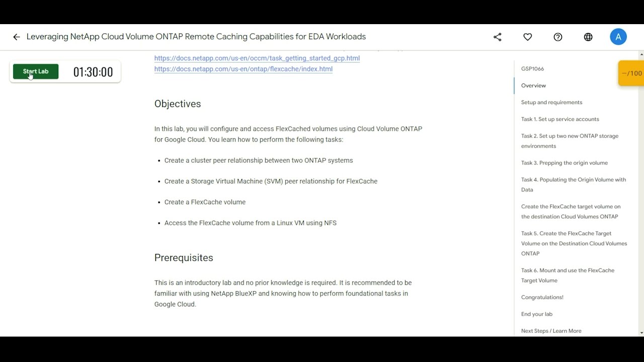 Leveraging NetApp Cloud Volume ONTAP Remote Caching Capabilities for EDA Workloads(GSP1066 ...