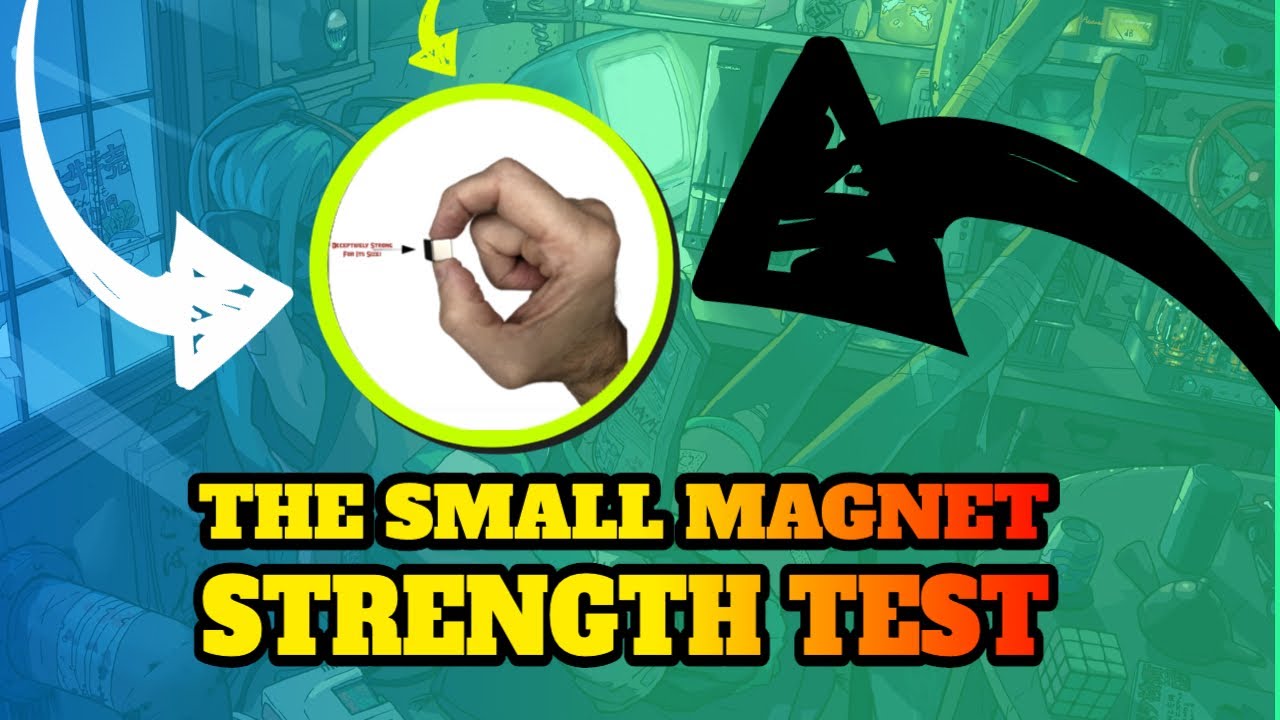 Small Strong Magnets | Neodymium Magnetic Cube Strength Test - YouTube