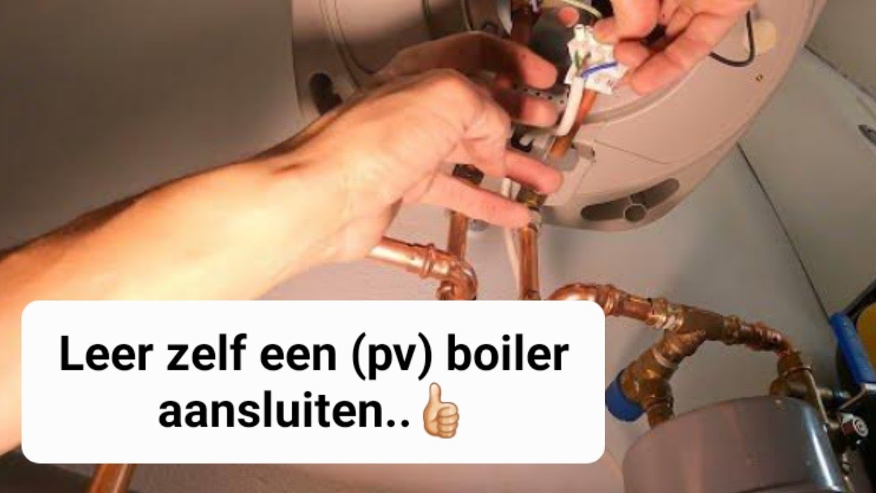 Hoe plaats je zelf een Daalderop elektrische boiler.. - YouTube