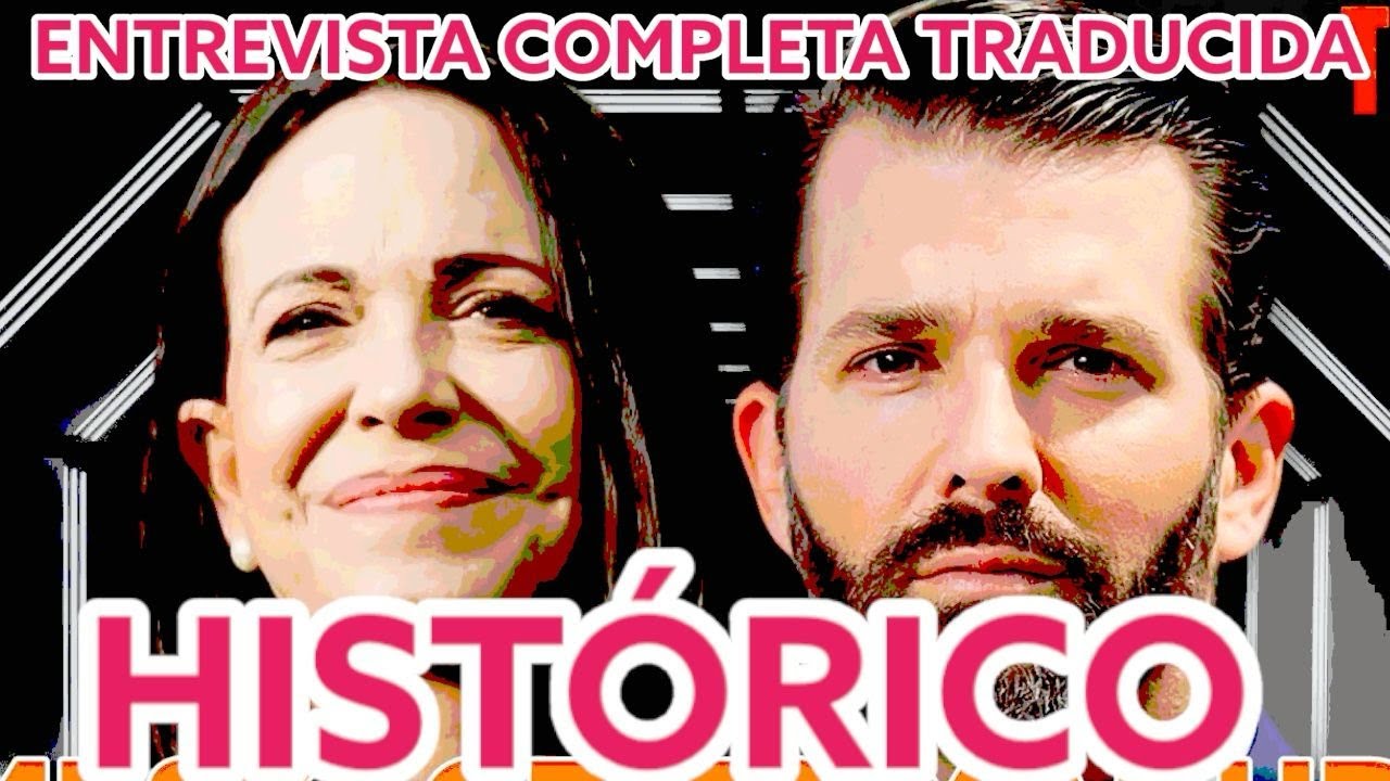 📛 Histórica entrevista de Donald Trump Jr a María Corina Machado ...