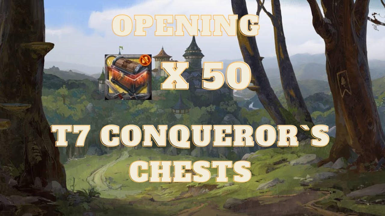 Opening 50 T7 Conqueror's Chests! - YouTube
