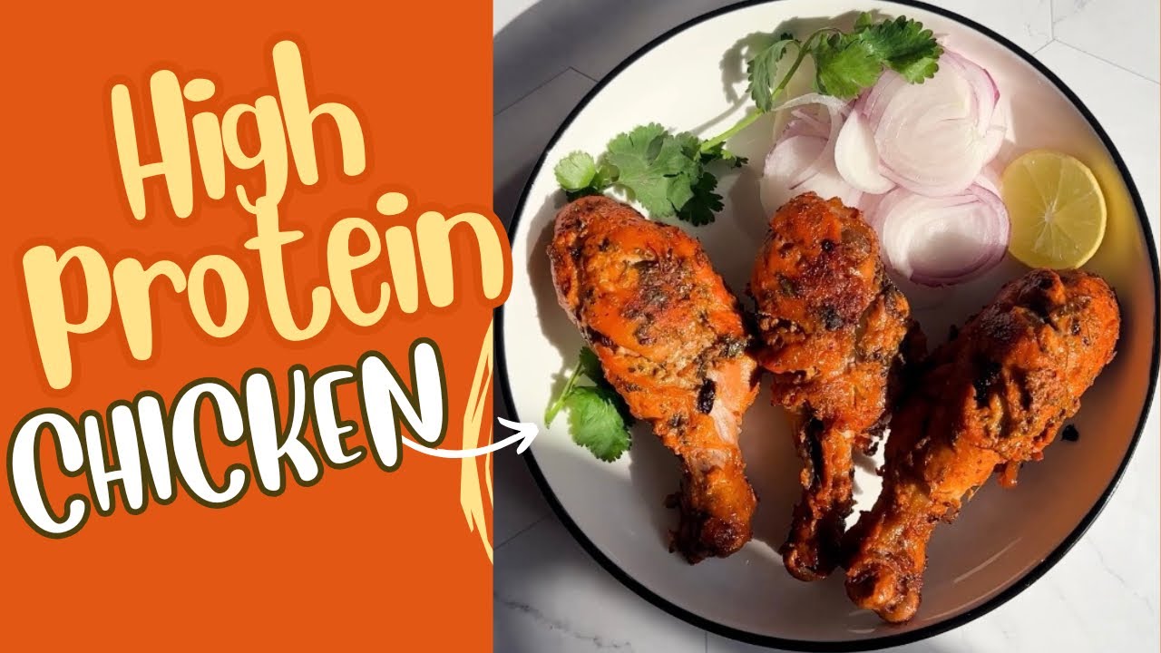 High protein chicken recipe for gym|Chicken leg recipe for gym - YouTube