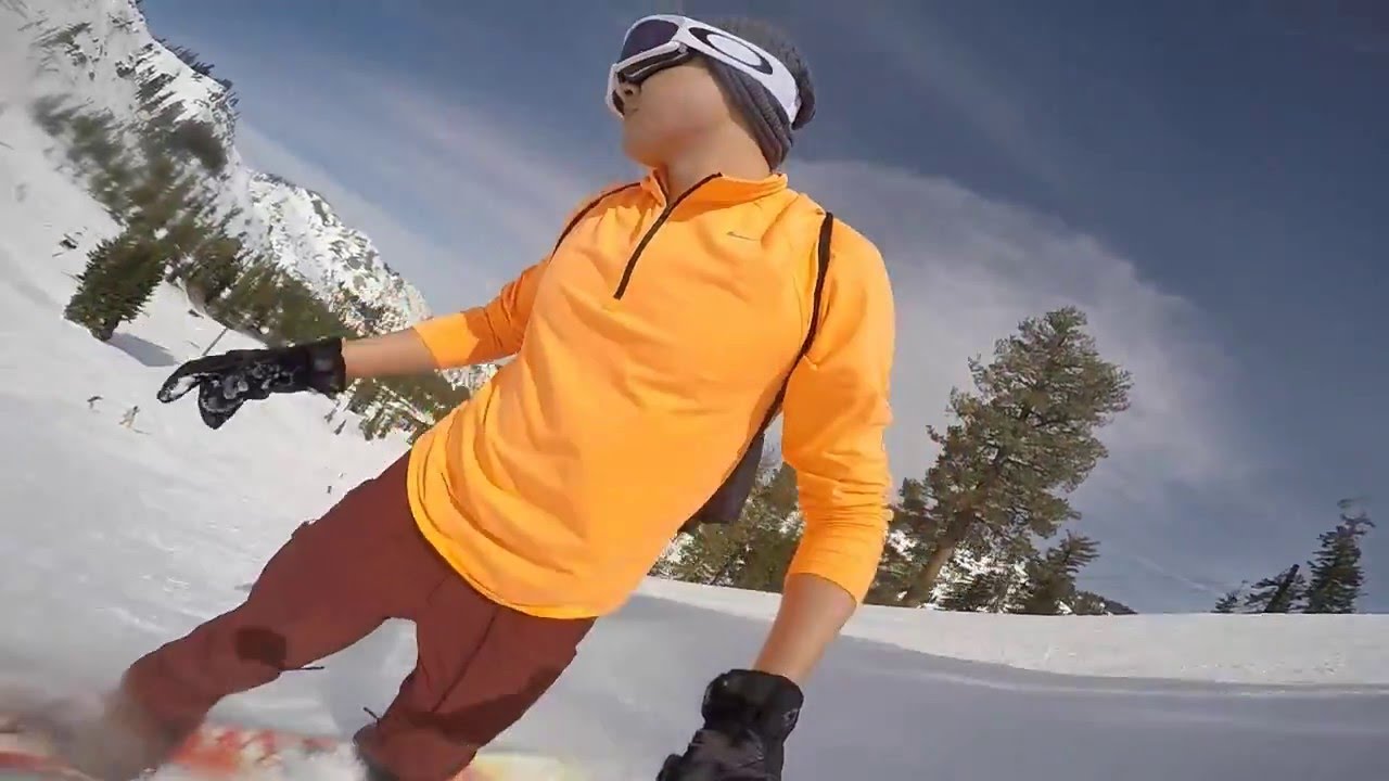 Snowbarding 022016 - YouTube