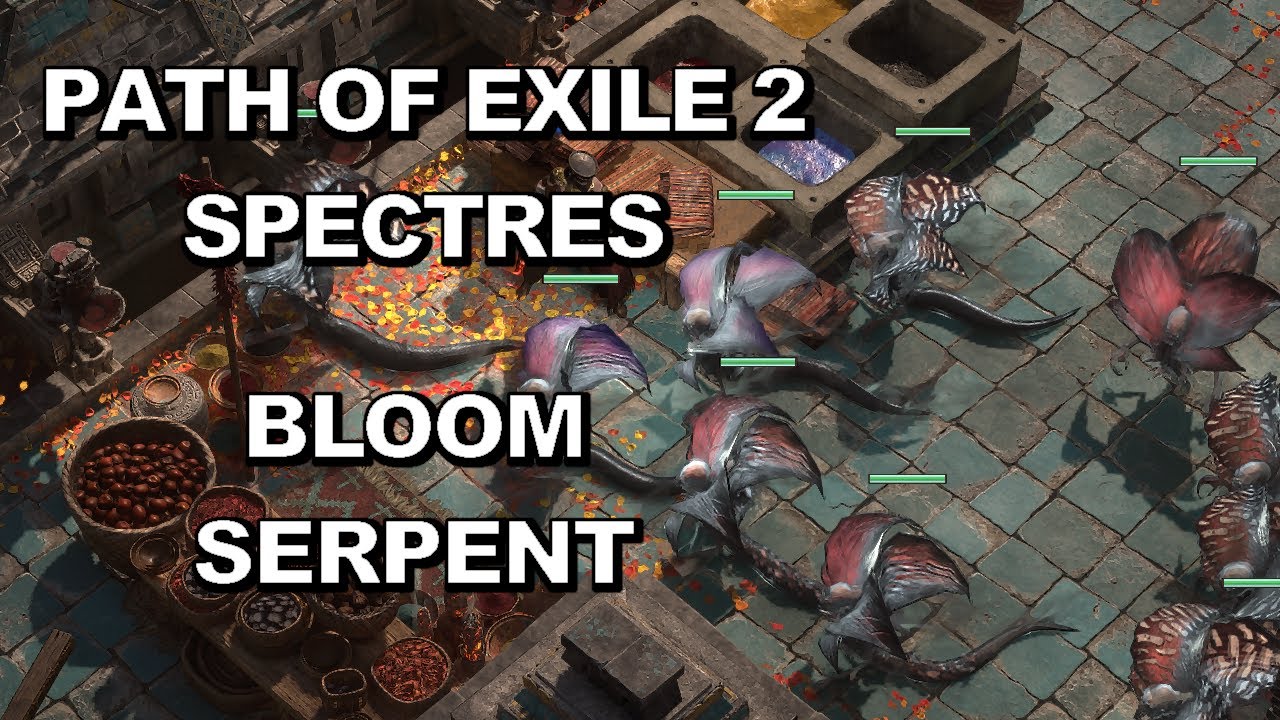 Path of Exile 2 Spectres 0.2.0 Bloom Serpent - ranged - YouTube