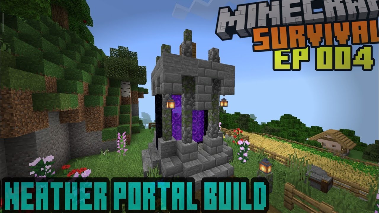 Minecraft Survivel EP 004 Nether Portal buld & Explore Nether!! - YouTube