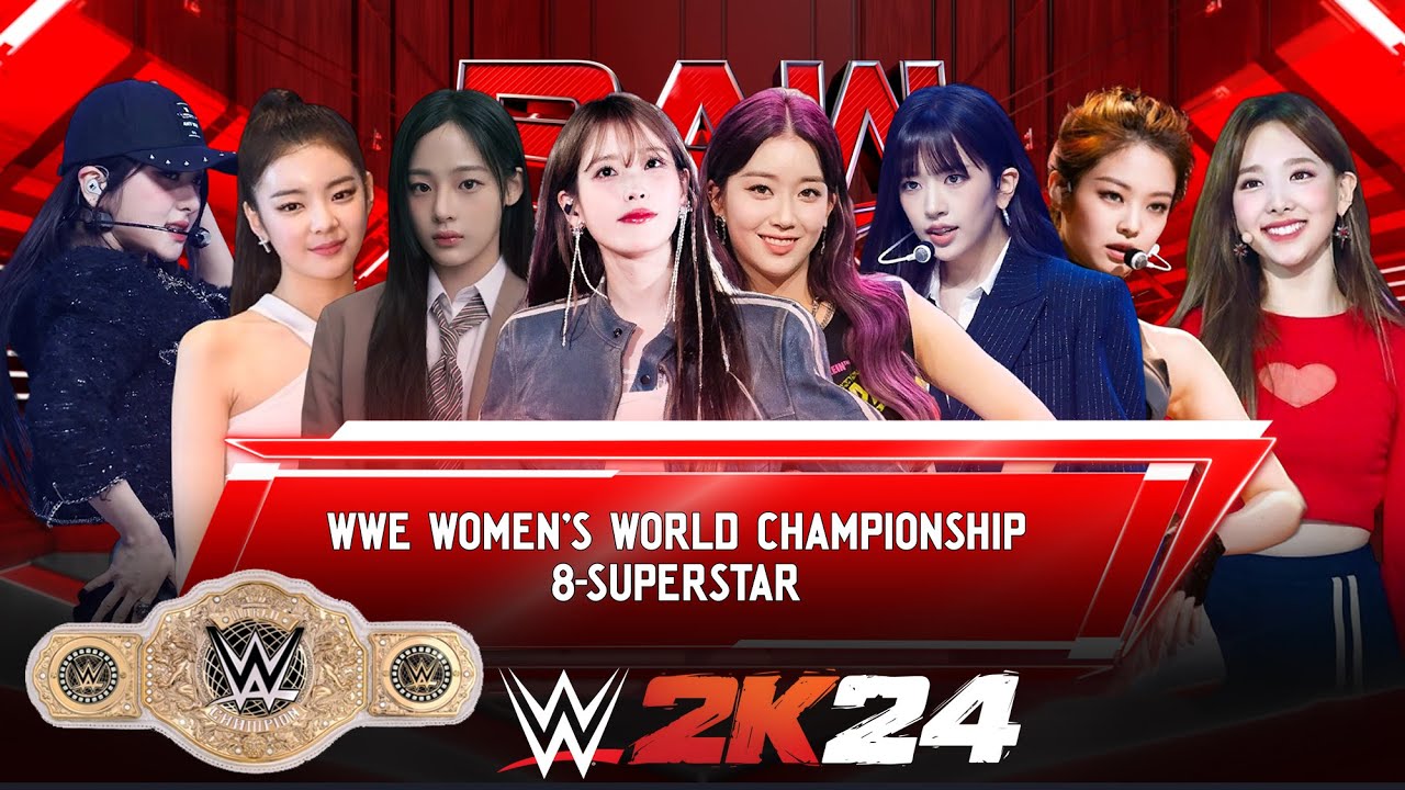 WWE 2K24 KPOP- RAW CHAMPIONSHIP - YouTube