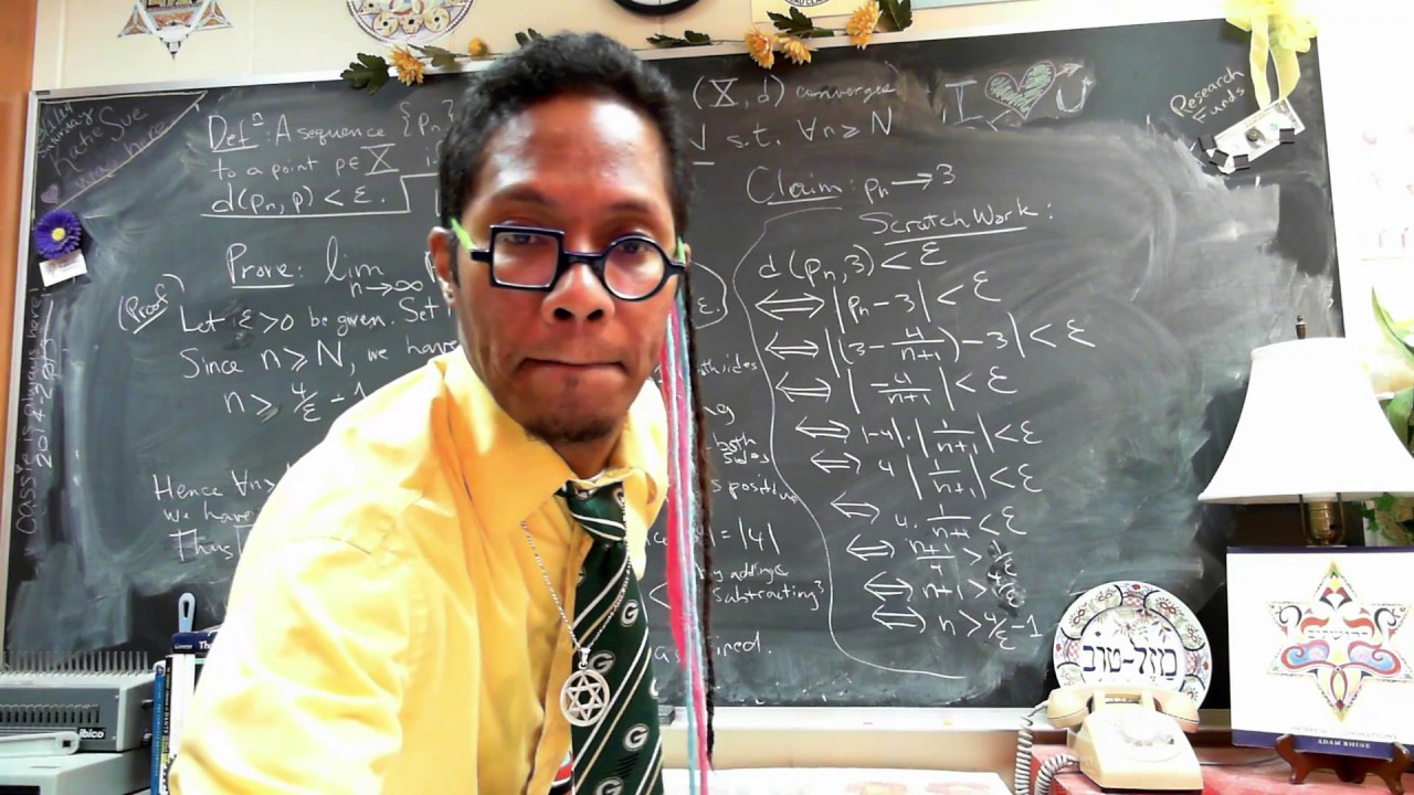 Proof of sequence convergence - an EXAMPLE - YouTube