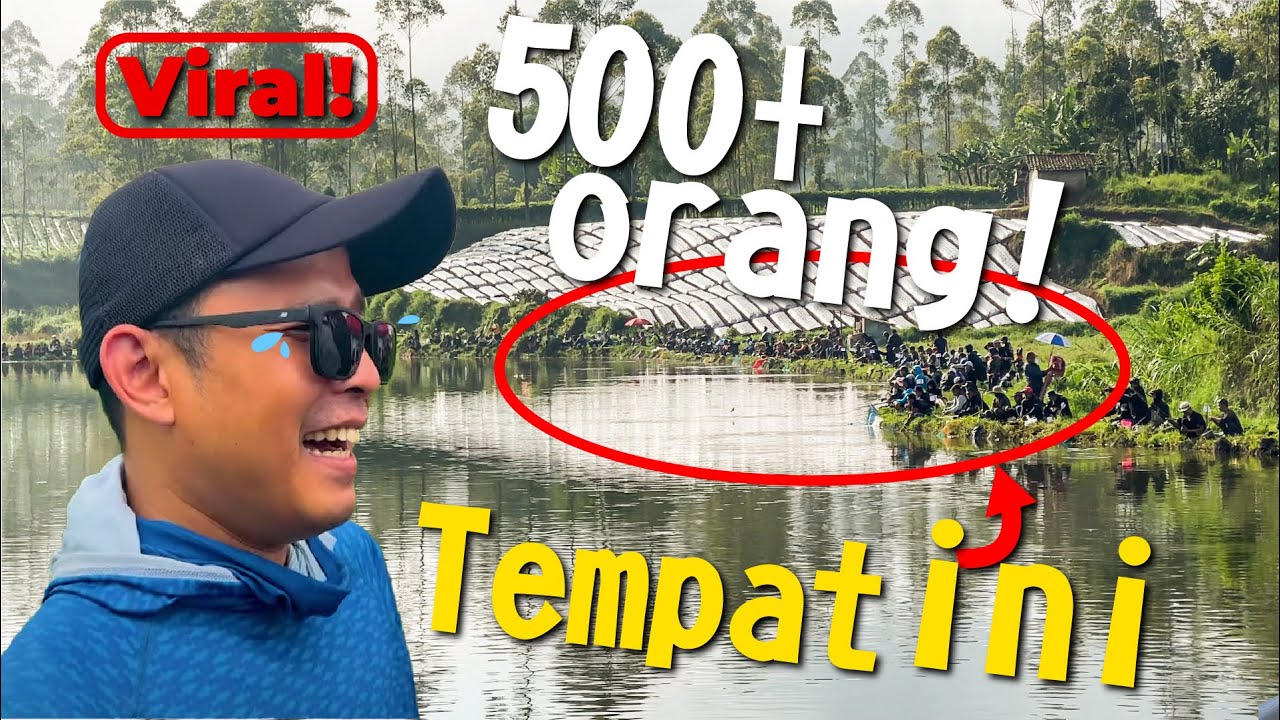 VIRAL!! 500++ PEMANCING BERKUMPUL DI EVENT INI !! - YouTube