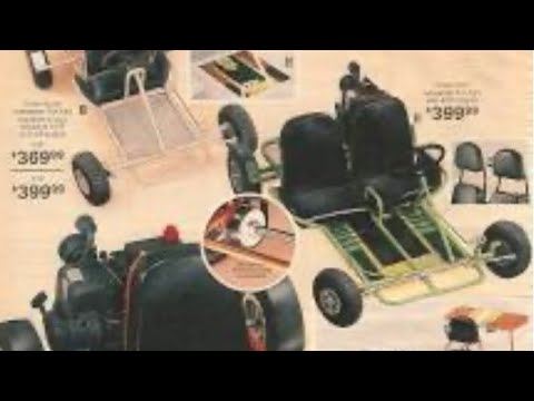1980 Sears and Roebuck Lime Limo Go Kart Restoration Project part #1 ...