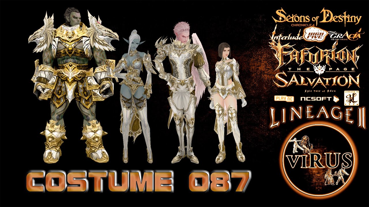 New Costumes. 087. LINEAGE II. Any Chronicles √i®uS - YouTube