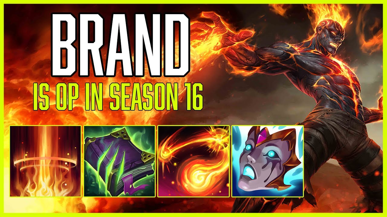 BRAND SUPPORT IS EASY WINS - League Of Legends Season 16 Gameplay - YouTube