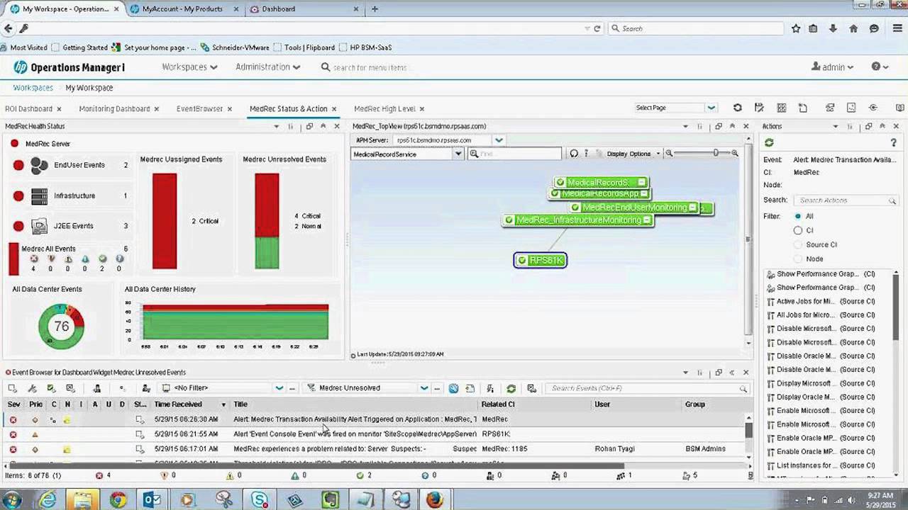HP OMi 10 Demo and Overview - YouTube