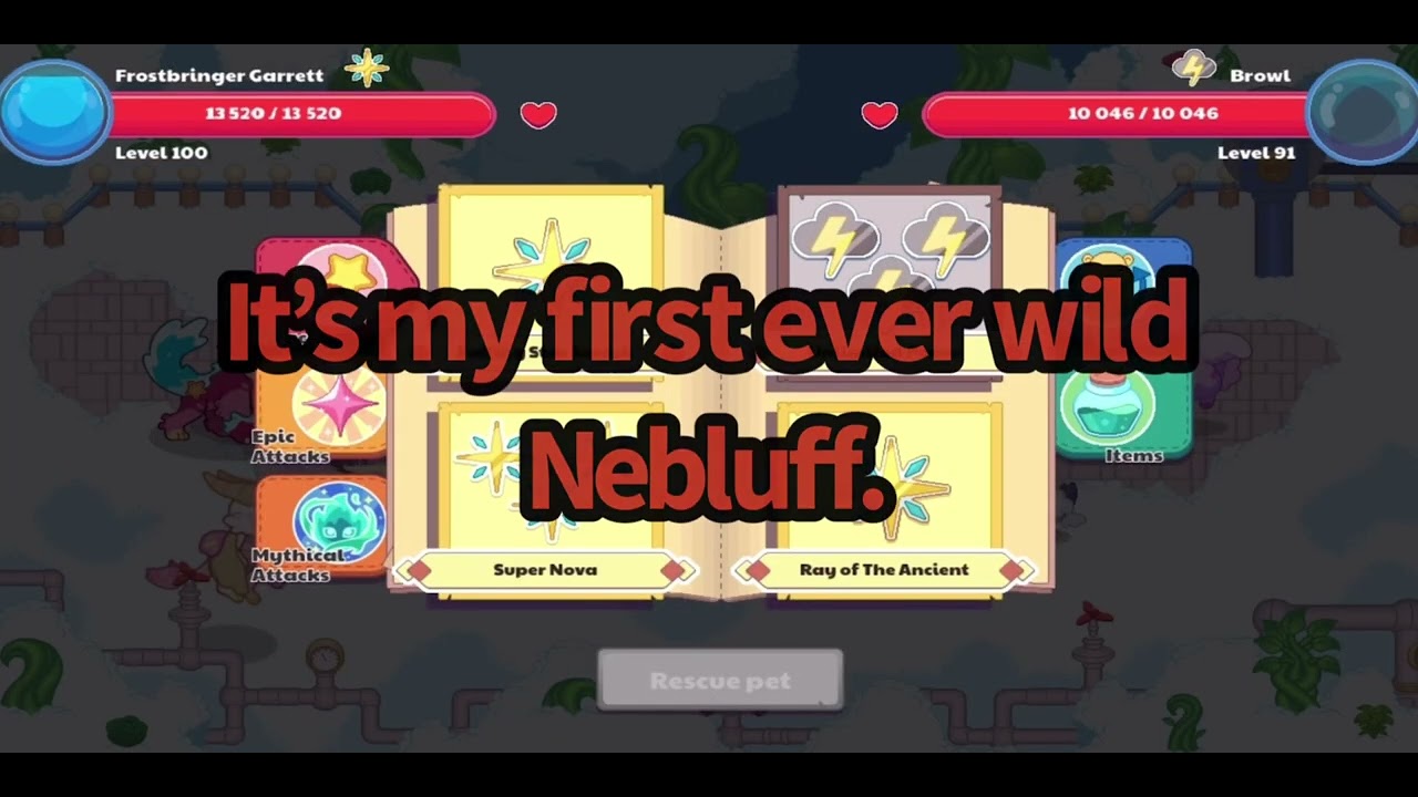Prodigy Math Game | My First Wild Nebluff! - YouTube