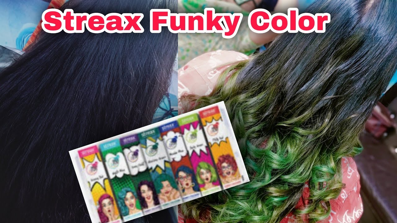 How we do Streax Funky Color Professionally||Color Neutralization - YouTube