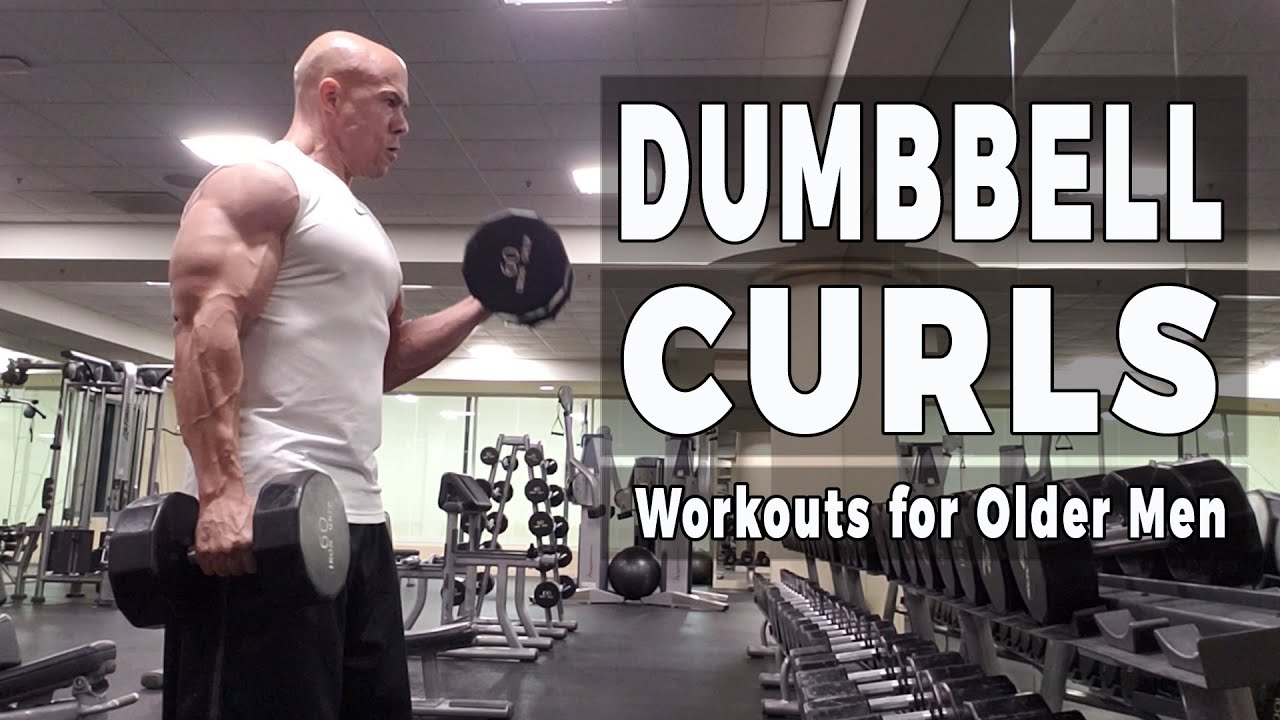 Dumbbell Curls with Skip La Cour - Workouts for Older Men - YouTube