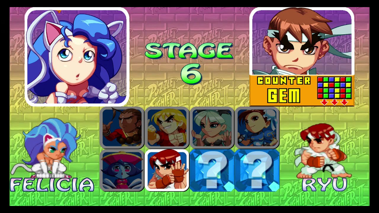 Super Puzzle Fighter 2 Turbo HD: Arcade Mode Felicia - YouTube
