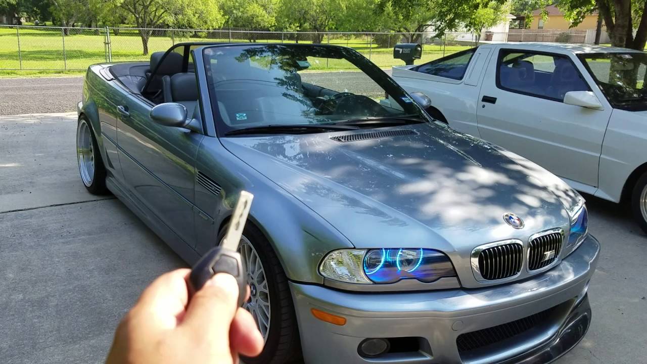 E46 M3 coded for key remote top - YouTube