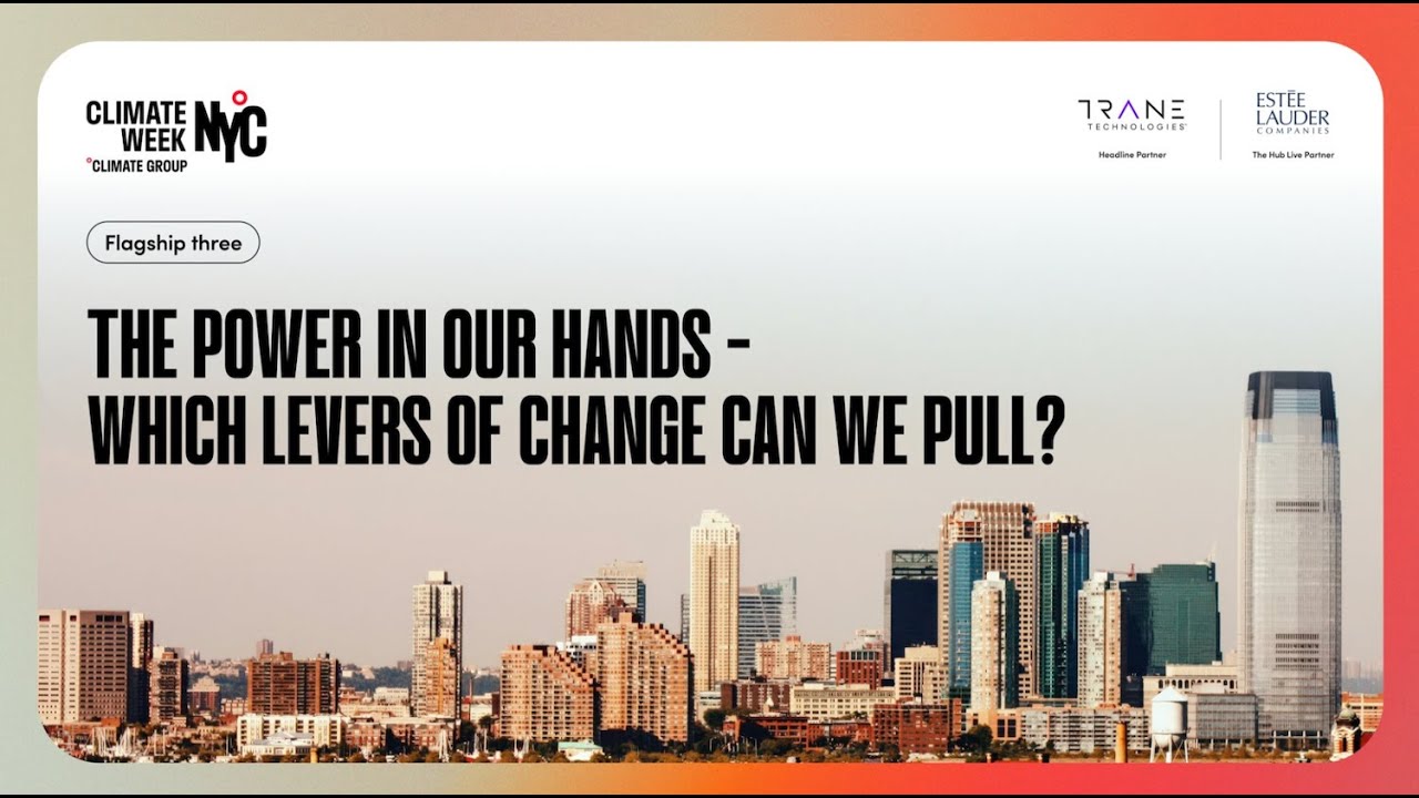 The power in our hands – which levers of change can we pull? - YouTube