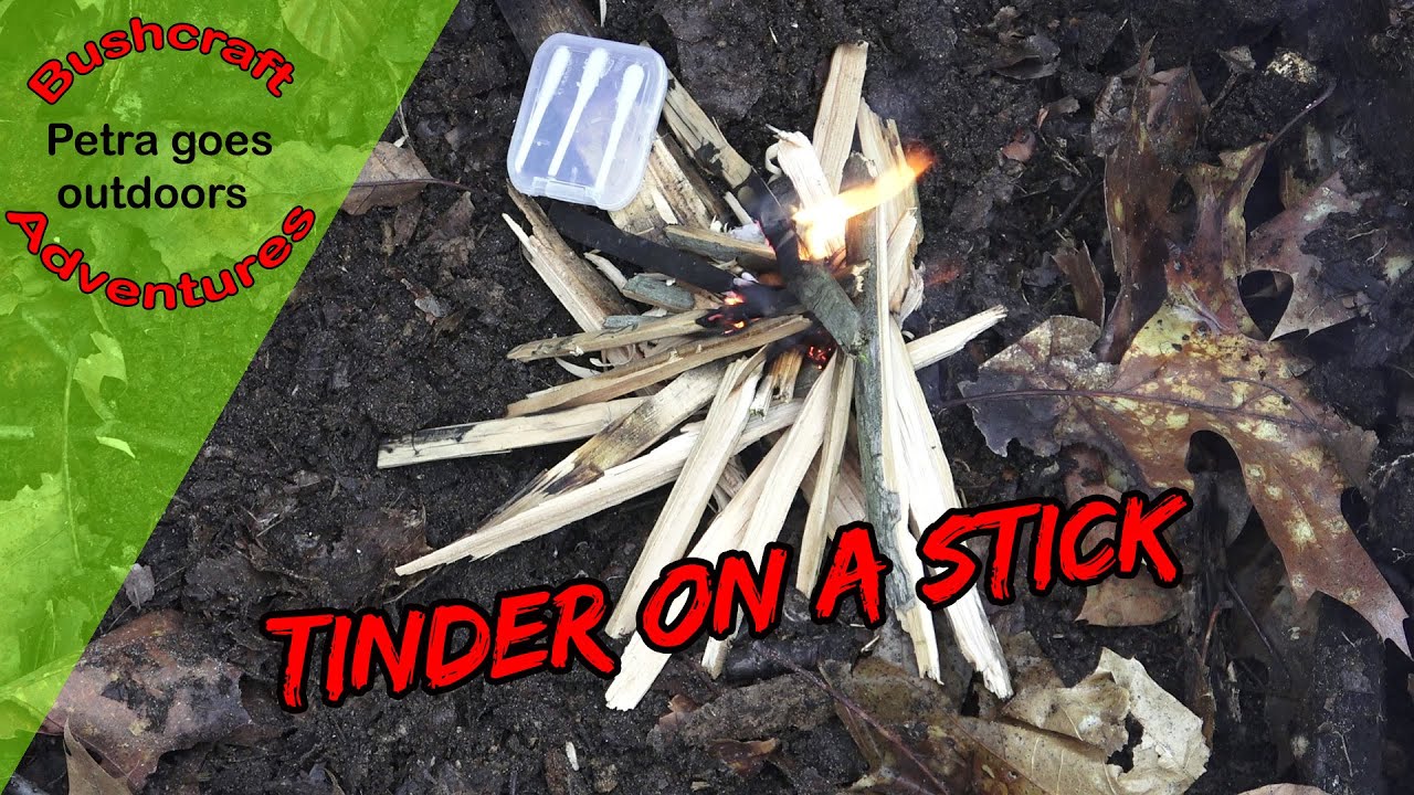 Tinder on a Stick - How to make it - very easy! * DIY * MYOG * - YouTube