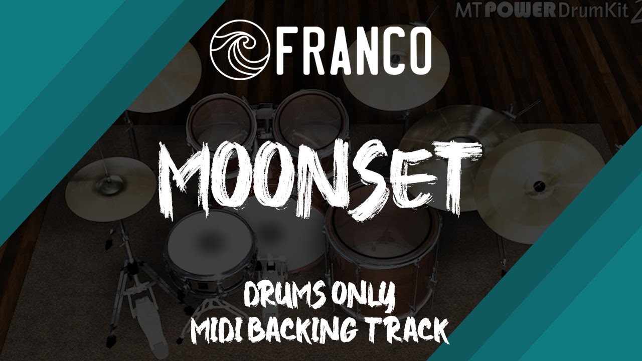 Franco - Moonset | Drums Only MIDI Backing Track - YouTube