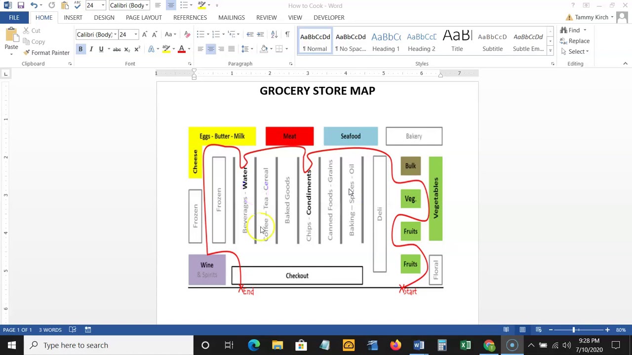 Grocery Store Map - YouTube