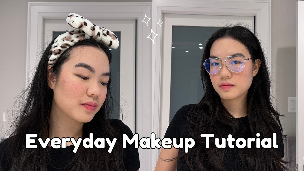 Easy EVERYDAY makeup tutorial 💋| simple, easy, low weight makeup - YouTube