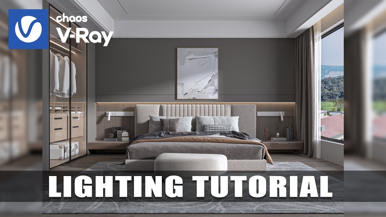 Vray lighting tutorial 3ds max - YouTube