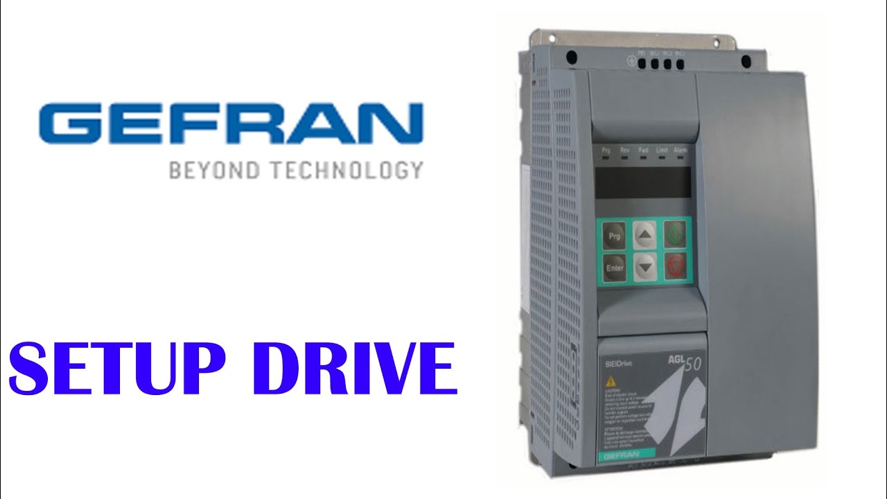 GEFRAN DRIVE SETUP /WIRING /PARAMETERS/KEYPADS KEYS FUNCTION /GEFRAN ...