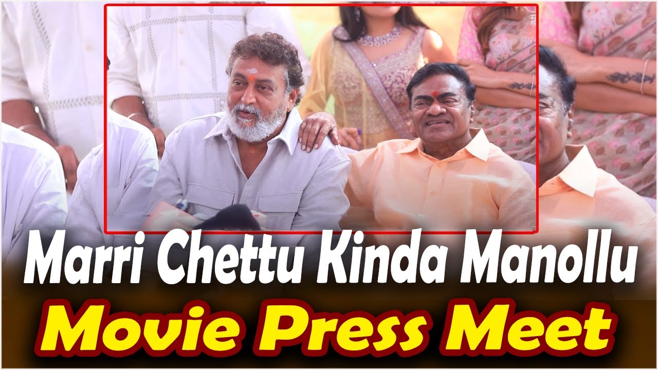 ' Marri Chettu Kinda Manollu ' Movie Press Meet | Prithvi Raj | Babu ...