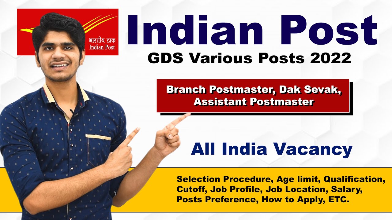 Indian Post GDS Various Post Recruitment 2022 | 38,926 Posts ...