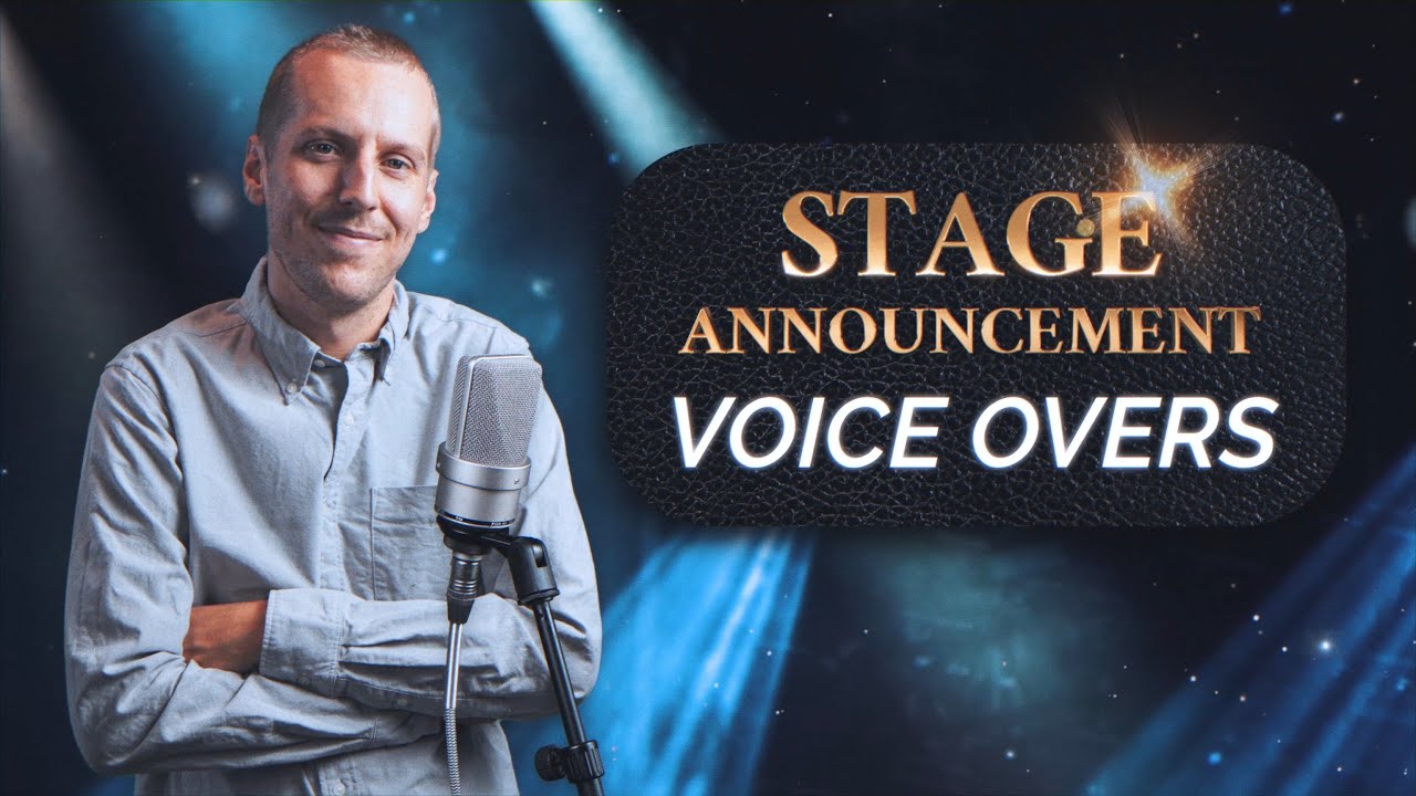 Stage Announcement and Introduction Voice Overs - YouTube