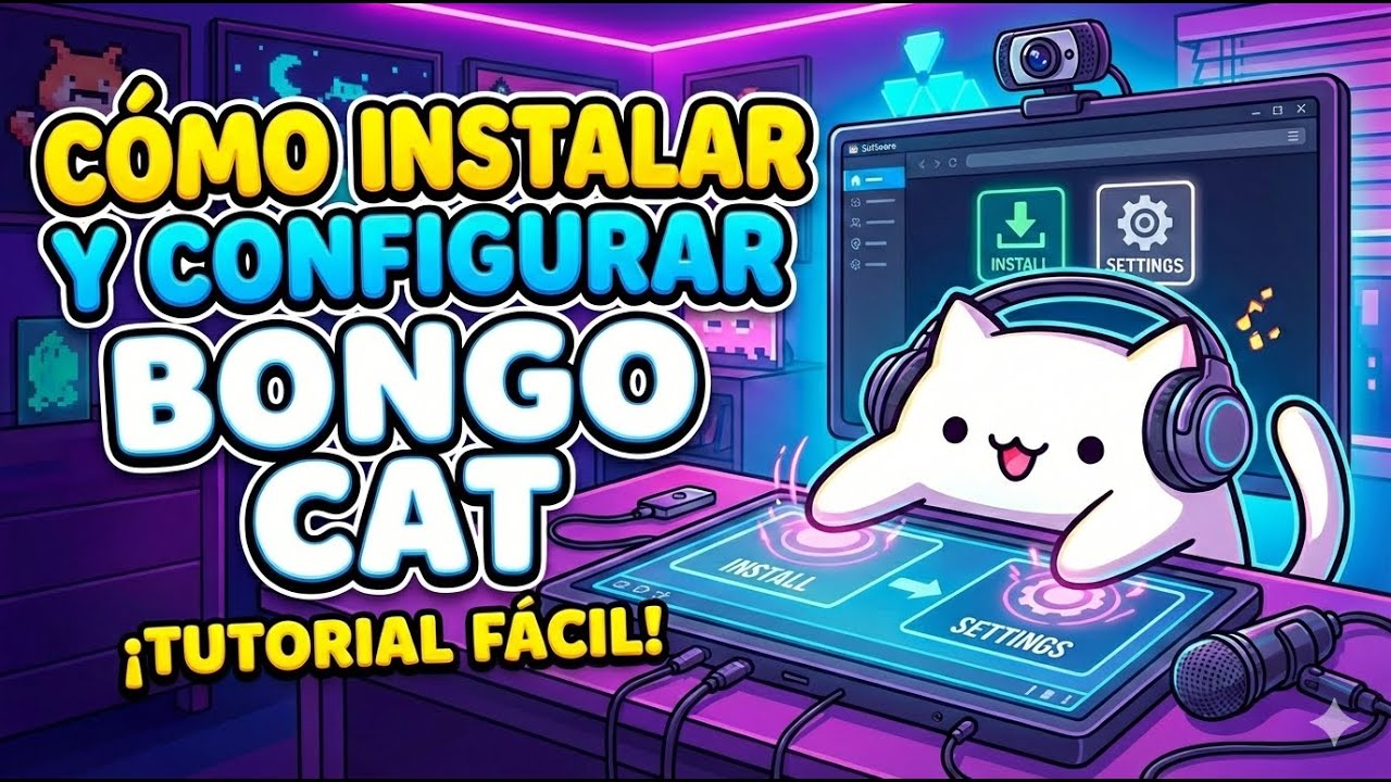 🔥Instala Bongo Cat en OBS STUDIOS en 6 Minutos😼 - YouTube