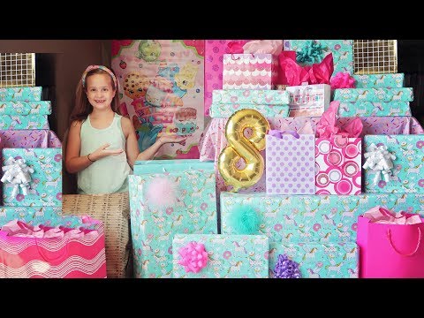 Leah's 8th Birthday Morning Opening Presents! 🍩