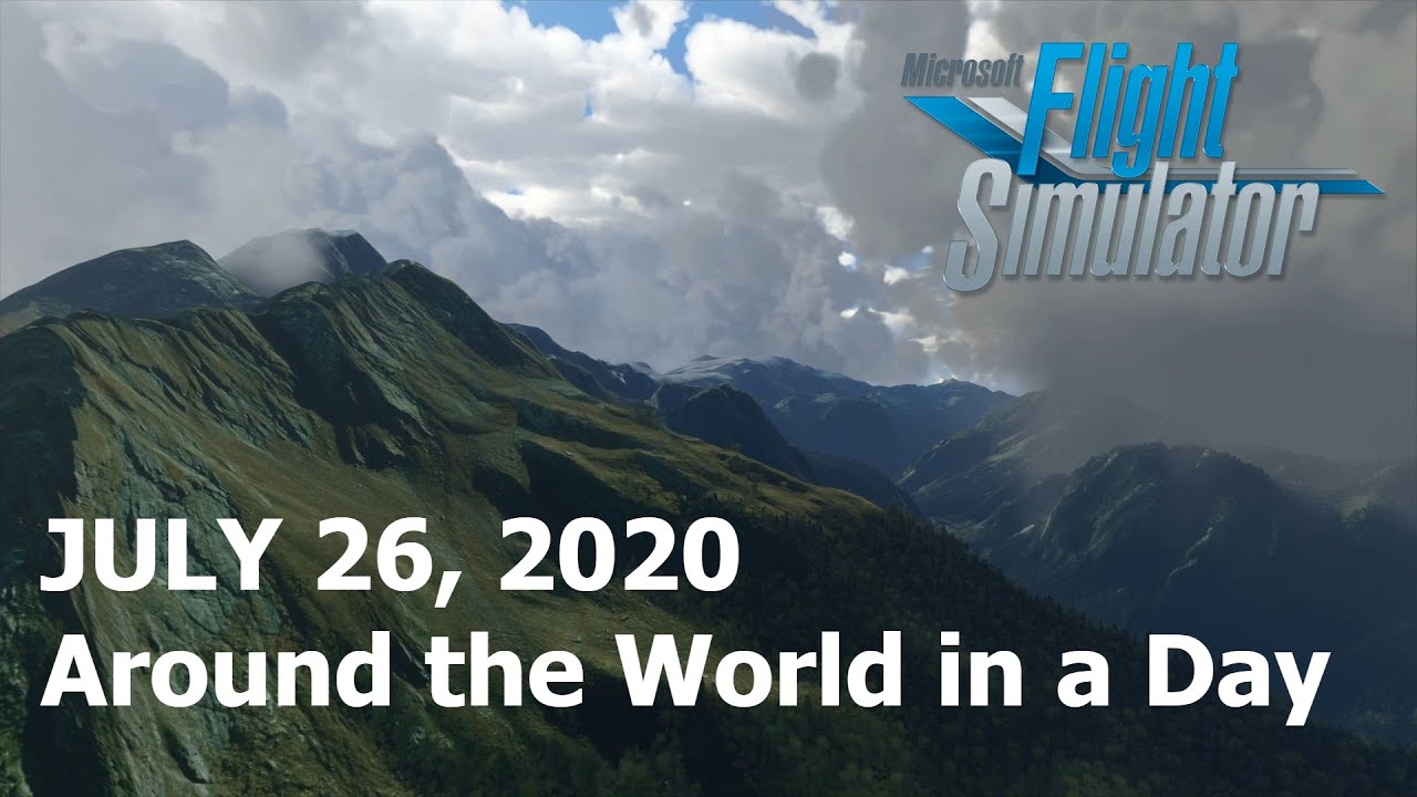 Microsoft Flight Simulator - Around the World in a Day (4K 60fps) - YouTube