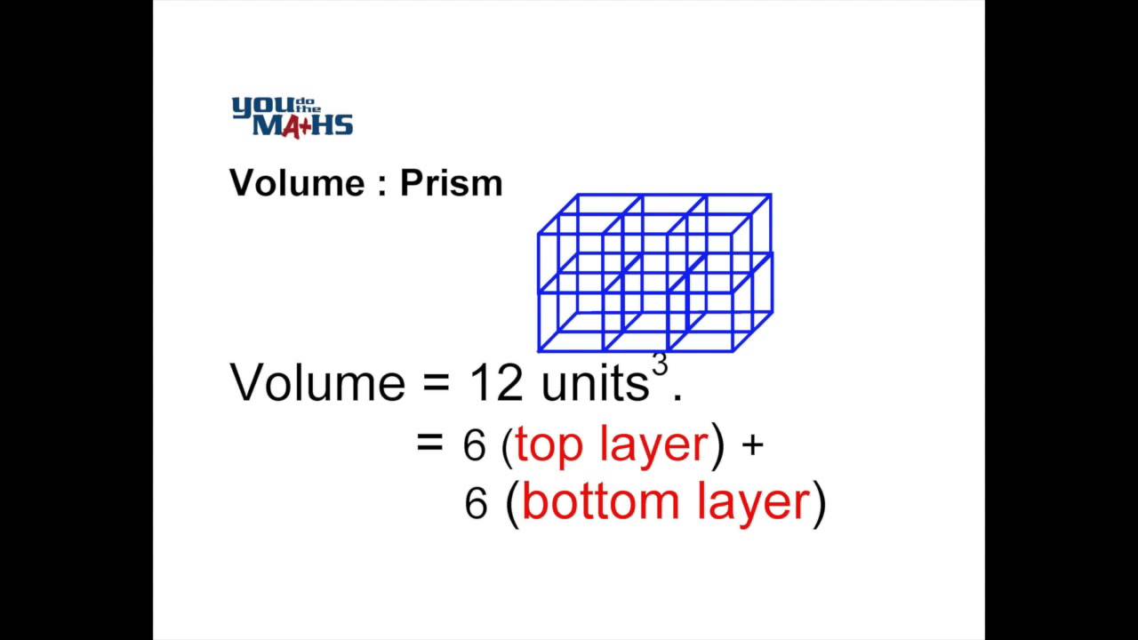 Volume of a Prism - YouTube