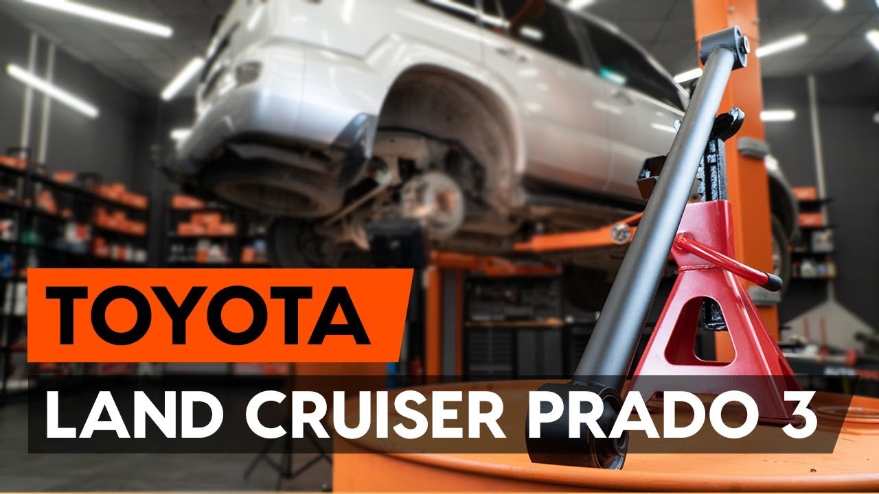 How to change rear suspension arm on TOYOTA LAND CRUISER PRADO 3 (J120 ...