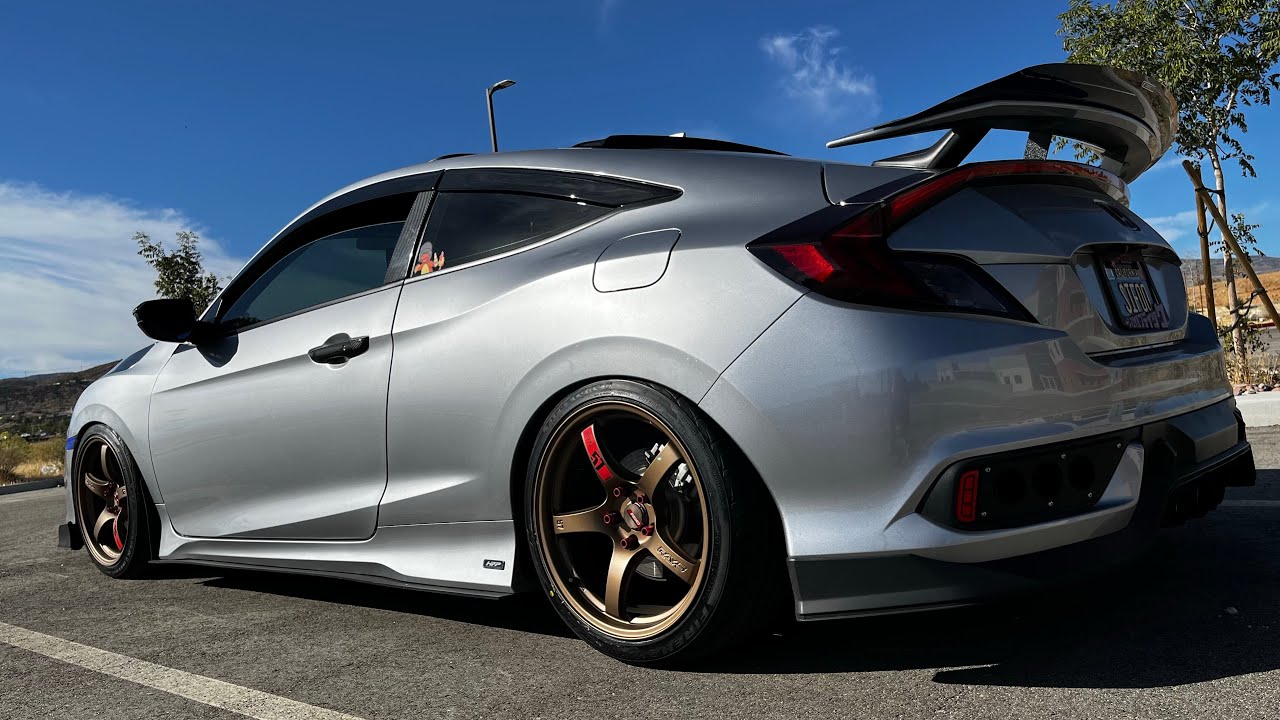 I FINALLY GOT JAPANESE WHEELS FOR MY CIVIC SI - YouTube