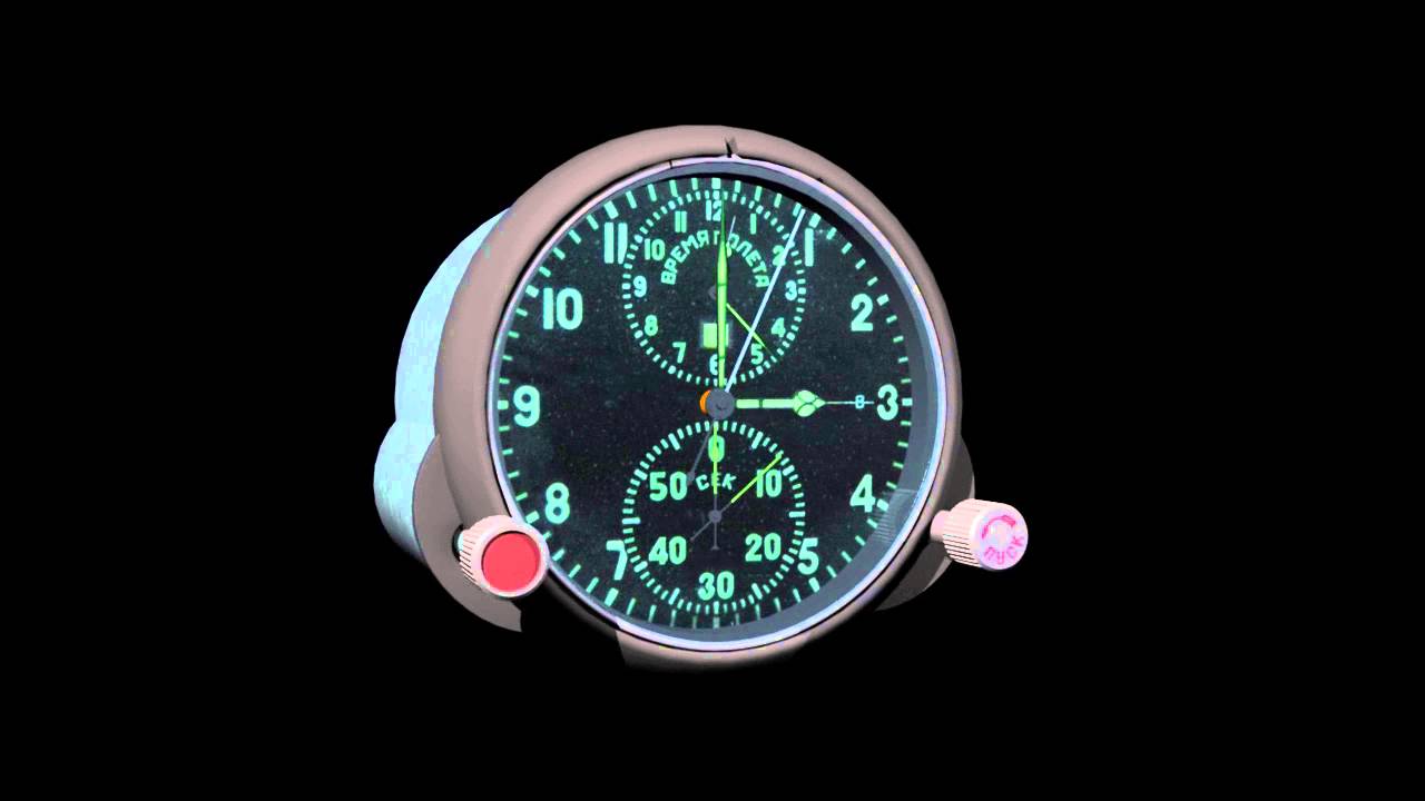 MIG29 Clock - YouTube