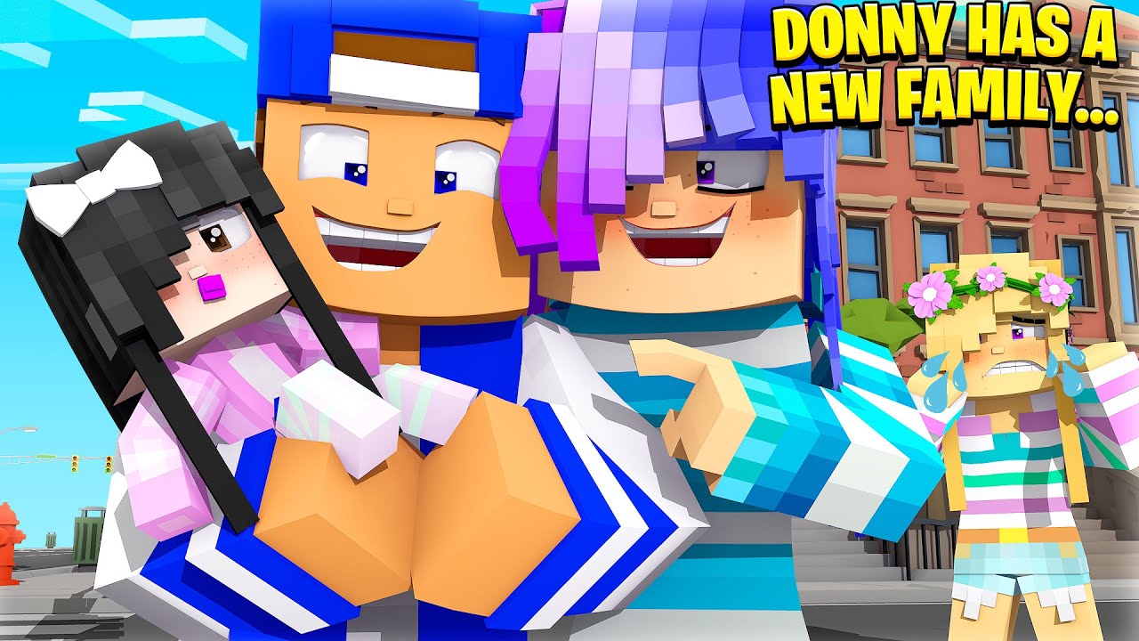 Little Donny has a BABY WITH HIS CRUSH...Minecraft - YouTube