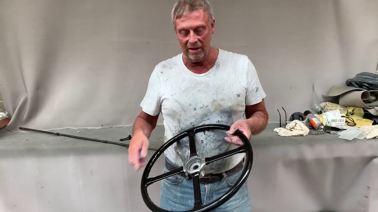 Riley Circa 1930s Steering Wheel and Control Levers - YouTube