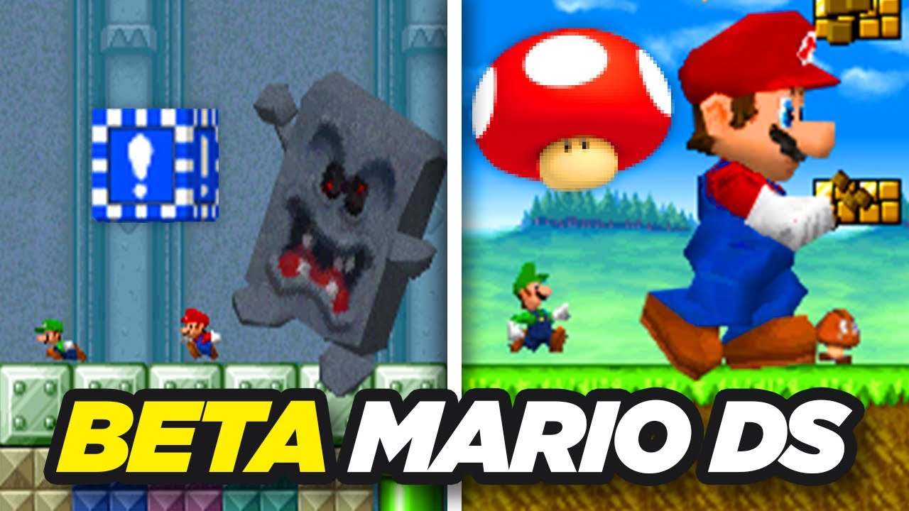 La Beta immense de Mario Bros DS - YouTube